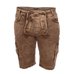 Shorts HANGOWEAR "Cargo RALKO", Herren, Gr. 52, EURO, gr&uuml;n, Obermaterial: 98% Baumwolle CO. 2% Elasthan EL., Hosen Shorts