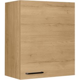 H&auml;ngeschrank Nobilia "MIAMI", Ausrichtung w&auml;hlbar, vormontiert", front: eiche sierra nachbildung korpus: eiche sierra nachbildung, B:60cm H:72cm T:37,2cm, Schr&auml;nke, H&auml;ngeschrank, in drei Breiten: 30, 45 und 60 cm, mit Soft-Close-Funktion