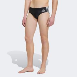 Badehose adidas Performance "3S TRUNK", Herren, Gr. 10, N-Gr, schwarz, wei&szlig;, Obermaterial: 78% Polyamid, 22% Elasthan, Badehosen Badehose