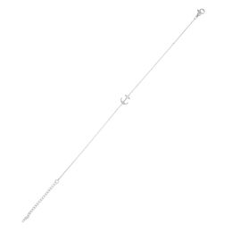 Adelia&acute;s Fu&szlig;kette ADELIA&acute;S "Edelstahl Fu&szlig;kettchen Anker", silber, Fu&szlig;ketten, Damen, Edelstahl, Anker, 21 cm + 5 cm, silberfarben