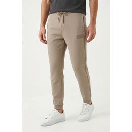 Sweathose BOSS Green, Herren, Gr. L, N-Gr, light, pastel gr&uuml;n334, Sweatware, Obermaterial: 88% Baumwolle, 12% Polyester, unifarben, relaxed fit lang, Hosen Sweathose, elastischer Bund, Relaxed Fit, Baumwoll-Mix