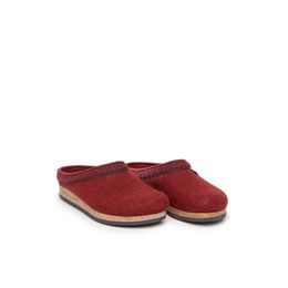 Pantoffel GOTTSTEIN "Pantoffel 17801-8801", Damen, Gr. 40, rot, Obermaterial: 100% Wolle WO., Schuhe
