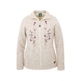 Jeansjacke ALP1964 "Jacke 323901", Damen, Gr. XL, beige (natur), Obermaterial: 40% Wolle WO. 40% Baumwolle CO. 20% Polyester PES., Jacken Jeansjacke