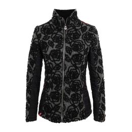 Jeansjacke Almgwand "Jacke ILLINGERBERG", Damen, Gr. 38, grau (anthrazit), Obermaterial: 80% Wolle WO. 20% Polyester PES., Jacken Jeansjacke