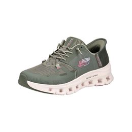 Sneaker Skechers "Skechers Sneaker Textil", Damen, Gr. 36, gr&uuml;n (oliv), Textil, Schuhe Sneaker