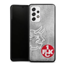 DeinDesign Galaxy A33 5G Handy Slim Case extra d&uuml;nn Silikon Handyh&uuml;lle schwarz H&uuml;lle Devil 1. Fc Kaiserslautern 1. Fck Silikon Slim Case