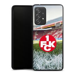 DeinDesign Galaxy A52s 5G Handy Slim Case extra d&uuml;nn Silikon Handyh&uuml;lle schwarz H&uuml;lle Official Licensed Product 1. Fc Kaiserslautern Stadium Silikon Slim Case