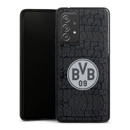 DeinDesign Galaxy A52s 5G Handy Slim Case extra d&uuml;nn Silikon Handyh&uuml;lle schwarz H&uuml;lle Jersey Borussia Dortmund Bvb Silikon Slim Case