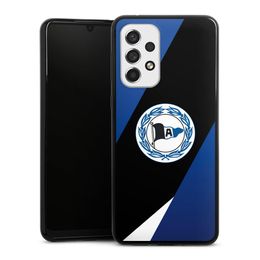 DeinDesign Galaxy A33 5G Handy Slim Case extra d&uuml;nn Silikon Handyh&uuml;lle schwarz H&uuml;lle Dsc Arminia Bielefeld Official Licensed Product Silikon Slim Case