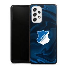 DeinDesign Galaxy A33 5G Handy Slim Case extra d&uuml;nn Silikon Handyh&uuml;lle schwarz H&uuml;lle Tsg 1899 Hoffenheim Official Licensed Product Jersey Silikon Slim Case