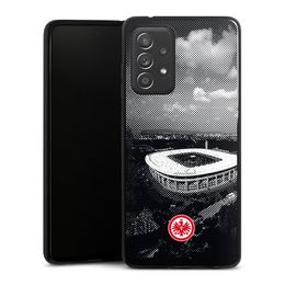 DeinDesign Galaxy A52s 5G Handy Slim Case extra d&uuml;nn Silikon Handyh&uuml;lle schwarz H&uuml;lle Eintracht Frankfurt Sge Stadium Silikon Slim Case
