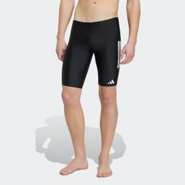Badehose adidas Performance "3S JAMMER", Herren, Gr. 10, N-Gr, schwarz-wei&szlig; (schwarz, wei&szlig;), Obermaterial: 78% Polyamid, 22% Elasthan, Badehosen Badehose