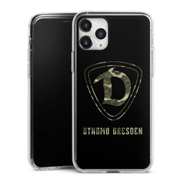 DeinDesign iPhone 11 Pro Max Handy Silikon H&uuml;lle Case transparent Handyh&uuml;lle Sgd Official Licensed Product Sg Dynamo Dresden Silikon Case