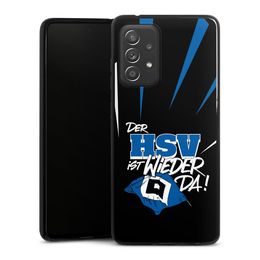DeinDesign Galaxy A52s 5G Handy Slim Case extra d&uuml;nn Silikon Handyh&uuml;lle schwarz H&uuml;lle Ascent Hamburger Sv Hsv Silikon Slim Case
