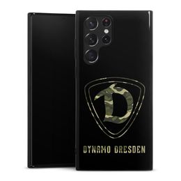 DeinDesign Galaxy S22 Ultra Handy Silikon H&uuml;lle Case schwarz Handyh&uuml;lle Sgd Official Licensed Product Sg Dynamo Dresden