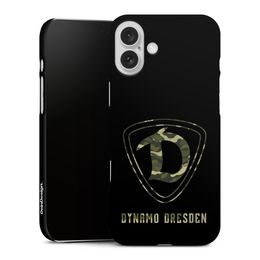DeinDesign iPhone 16 Plus Handy Premium Case Smartphone Handyh&uuml;lle Schutzh&uuml;lle matt Sgd Official Licensed Product Sg Dynamo Dresden Premium Case