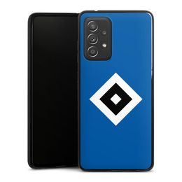 DeinDesign Galaxy A52s 5G Handy Slim Case extra d&uuml;nn Silikon Handyh&uuml;lle schwarz H&uuml;lle Logo Hsv Hamburger Sv Silikon Slim Case