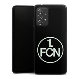 DeinDesign Galaxy A52s 5G Handy Slim Case extra d&uuml;nn Silikon Handyh&uuml;lle schwarz H&uuml;lle 1. Fc N&uuml;rnberg Logo 1. Fcn Silikon Slim Case