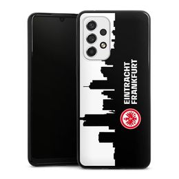 DeinDesign Galaxy A33 5G Handy Slim Case extra d&uuml;nn Silikon Handyh&uuml;lle schwarz H&uuml;lle Eintracht Frankfurt Official Licensed Product Sge Silikon Slim Case