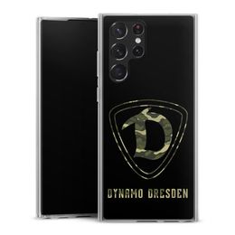 DeinDesign Galaxy S22 Ultra Handy Silikon H&uuml;lle Case transparent Handyh&uuml;lle Sgd Official Licensed Product Sg Dynamo Dresden Silikon Case