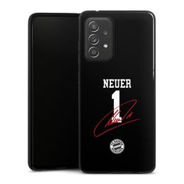 DeinDesign Galaxy A52s 5G Handy Slim Case extra d&uuml;nn Silikon Handyh&uuml;lle schwarz H&uuml;lle Fc Bayern M&uuml;nchen Manuel Neuer Fcb Silikon Slim Case