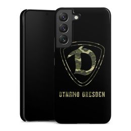 DeinDesign Galaxy S22 Handy Premium Case Smartphone Handyh&uuml;lle Schutzh&uuml;lle gl&auml;nzend Sgd Official Licensed Product Sg Dynamo Dresden Premium Case
