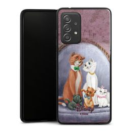 DeinDesign Galaxy A52s 5G Handy Slim Case extra d&uuml;nn Silikon Handyh&uuml;lle schwarz H&uuml;lle Disney Official Licensed Product Aristocats Silikon Slim Case