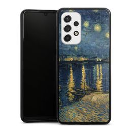 DeinDesign Galaxy A33 5G Handy Slim Case extra d&uuml;nn Silikon Handyh&uuml;lle schwarz H&uuml;lle Kunst Painting Silikon Slim Case