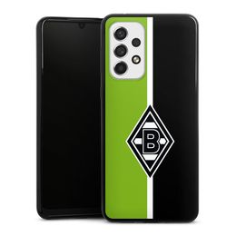 DeinDesign Galaxy A33 5G Handy Slim Case extra d&uuml;nn Silikon Handyh&uuml;lle schwarz H&uuml;lle Bundesliga Borussia M&ouml;nchengladbach Gladbach Silikon Slim Case