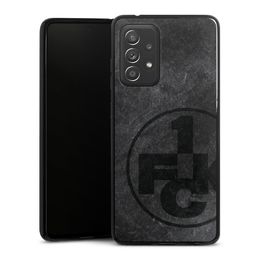 DeinDesign Galaxy A52s 5G Handy Slim Case extra d&uuml;nn Silikon Handyh&uuml;lle schwarz H&uuml;lle Concrete 1. Fc Kaiserslautern 1. Fck Silikon Slim Case