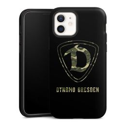 DeinDesign iPhone 12 mini Handy Panzer Handyh&uuml;lle robuste Outdoor H&uuml;lle Schutzh&uuml;lle matt Sgd Official Licensed Product Sg Dynamo Dresden Tough Case