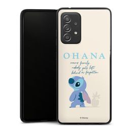 DeinDesign Galaxy A52s 5G Handy Slim Case extra d&uuml;nn Silikon Handyh&uuml;lle schwarz H&uuml;lle Lilo & Stitch Disney Official Licensed Product Silikon Slim Case