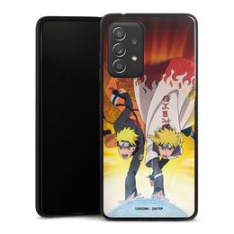 DeinDesign Galaxy A52s 5G Handy Slim Case extra d&uuml;nn Silikon Handyh&uuml;lle schwarz H&uuml;lle Naruto Shippuden Minato Namikaze Official Licensed Product Silikon Slim 