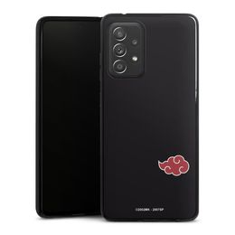 DeinDesign Galaxy A52s 5G Handy Slim Case extra d&uuml;nn Silikon Handyh&uuml;lle schwarz H&uuml;lle Naruto Shippuden Akatsuki Official Licensed Product Silikon Slim Case