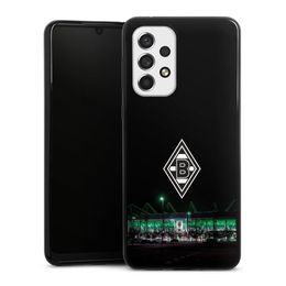DeinDesign Galaxy A33 5G Handy Slim Case extra d&uuml;nn Silikon Handyh&uuml;lle schwarz H&uuml;lle Official Licensed Product Stadium Borussia M&ouml;nchengladbach Silikon Slim Case