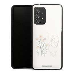 DeinDesign Galaxy A52s 5G Handy Slim Case extra d&uuml;nn Silikon Handyh&uuml;lle schwarz H&uuml;lle Disney Bee Winnie The Pooh Silikon Slim Case