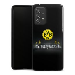 DeinDesign Galaxy A52s 5G Handy Slim Case extra d&uuml;nn Silikon Handyh&uuml;lle schwarz H&uuml;lle Borussia Dortmund Stadium Bvb Silikon Slim Case
