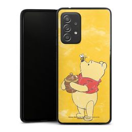 DeinDesign Galaxy A52s 5G Handy Slim Case extra d&uuml;nn Silikon Handyh&uuml;lle schwarz H&uuml;lle Disney Winnie The Pooh Official Licensed Product Silikon Slim Case