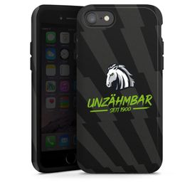 DeinDesign iPhone SE (2020) Handy Panzer Handyh&uuml;lle robuste Outdoor H&uuml;lle Schutzh&uuml;lle gl&auml;nzend Horse Official Licensed Product Borussia M&ouml;nchengladbach Tough 