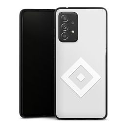 DeinDesign Galaxy A52s 5G Handy Slim Case extra d&uuml;nn Silikon Handyh&uuml;lle schwarz H&uuml;lle Hsv Hamburger Sv Coat Of Arms Silikon Slim Case