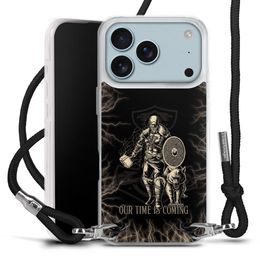 DeinDesign iPhone 17 Pro Handy Carry Case H&uuml;lle mit Band Handykette zum Umh&auml;ngen schwarz Wikinger Vikings Tv Show Designs Carry Case