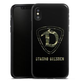 DeinDesign iPhone X Handy Silikon H&uuml;lle Case schwarz Handyh&uuml;lle Sgd Official Licensed Product Sg Dynamo Dresden