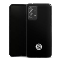 DeinDesign Galaxy A52s 5G Handy Slim Case extra d&uuml;nn Silikon Handyh&uuml;lle schwarz H&uuml;lle Official Licensed Product Fcb Fc Bayern M&uuml;nchen Silikon Slim Case