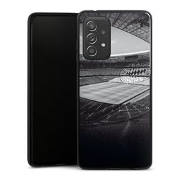 DeinDesign Galaxy A52s 5G Handy Slim Case extra d&uuml;nn Silikon Handyh&uuml;lle schwarz H&uuml;lle Stadium Fcb Fc Bayern M&uuml;nchen Silikon Slim Case