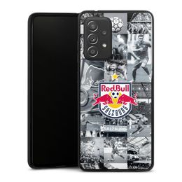 DeinDesign Galaxy A52s 5G Handy Slim Case extra d&uuml;nn Silikon Handyh&uuml;lle schwarz H&uuml;lle Salzburg Red Bull Fc Red Bull Salzburg Silikon Slim Case