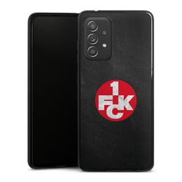 DeinDesign Galaxy A52s 5G Handy Slim Case extra d&uuml;nn Silikon Handyh&uuml;lle schwarz H&uuml;lle 1. Fc Kaiserslautern Official Licensed Product 1. Fck Silikon Slim Case