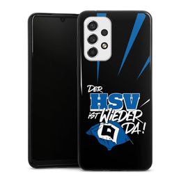 DeinDesign Galaxy A33 5G Handy Slim Case extra d&uuml;nn Silikon Handyh&uuml;lle schwarz H&uuml;lle Hsv Ascent Hamburger Sv Silikon Slim Case