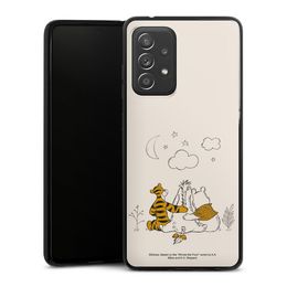 DeinDesign Galaxy A52s 5G Handy Slim Case extra d&uuml;nn Silikon Handyh&uuml;lle schwarz H&uuml;lle Disney Winnie The Pooh Official Licensed Product Silikon Slim Case