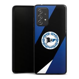 DeinDesign Galaxy A52s 5G Handy Slim Case extra d&uuml;nn Silikon Handyh&uuml;lle schwarz H&uuml;lle Official Licensed Product Dsc Arminia Bielefeld Silikon Slim Case