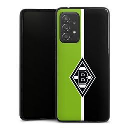 DeinDesign Galaxy A52s 5G Handy Slim Case extra d&uuml;nn Silikon Handyh&uuml;lle schwarz H&uuml;lle Borussia M&ouml;nchengladbach Gladbach Bundesliga Silikon Slim Case